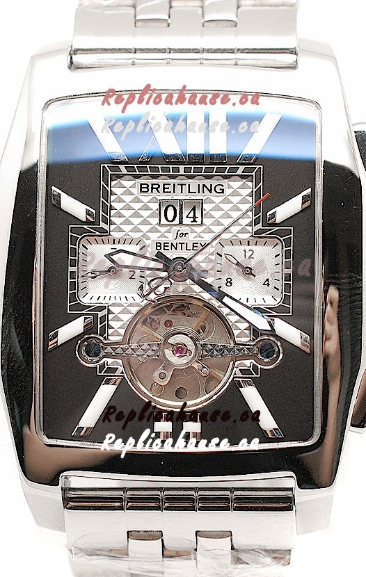 Breitling For Bentley Flying B Japanese Chronograph Watch in Dark Blue ...